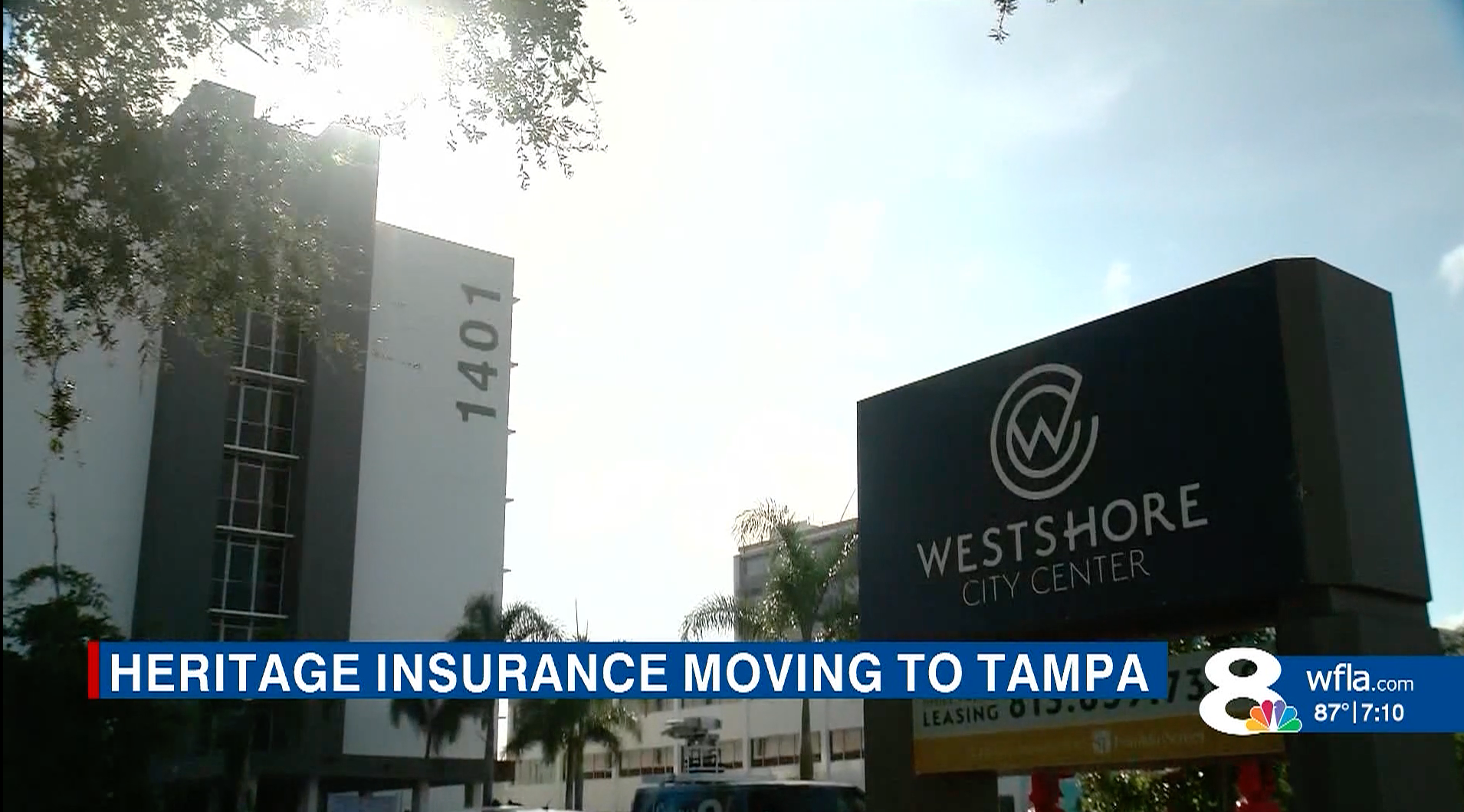 News Channel 8: Heritage Insurance Moves to Tampa - Franklin Street