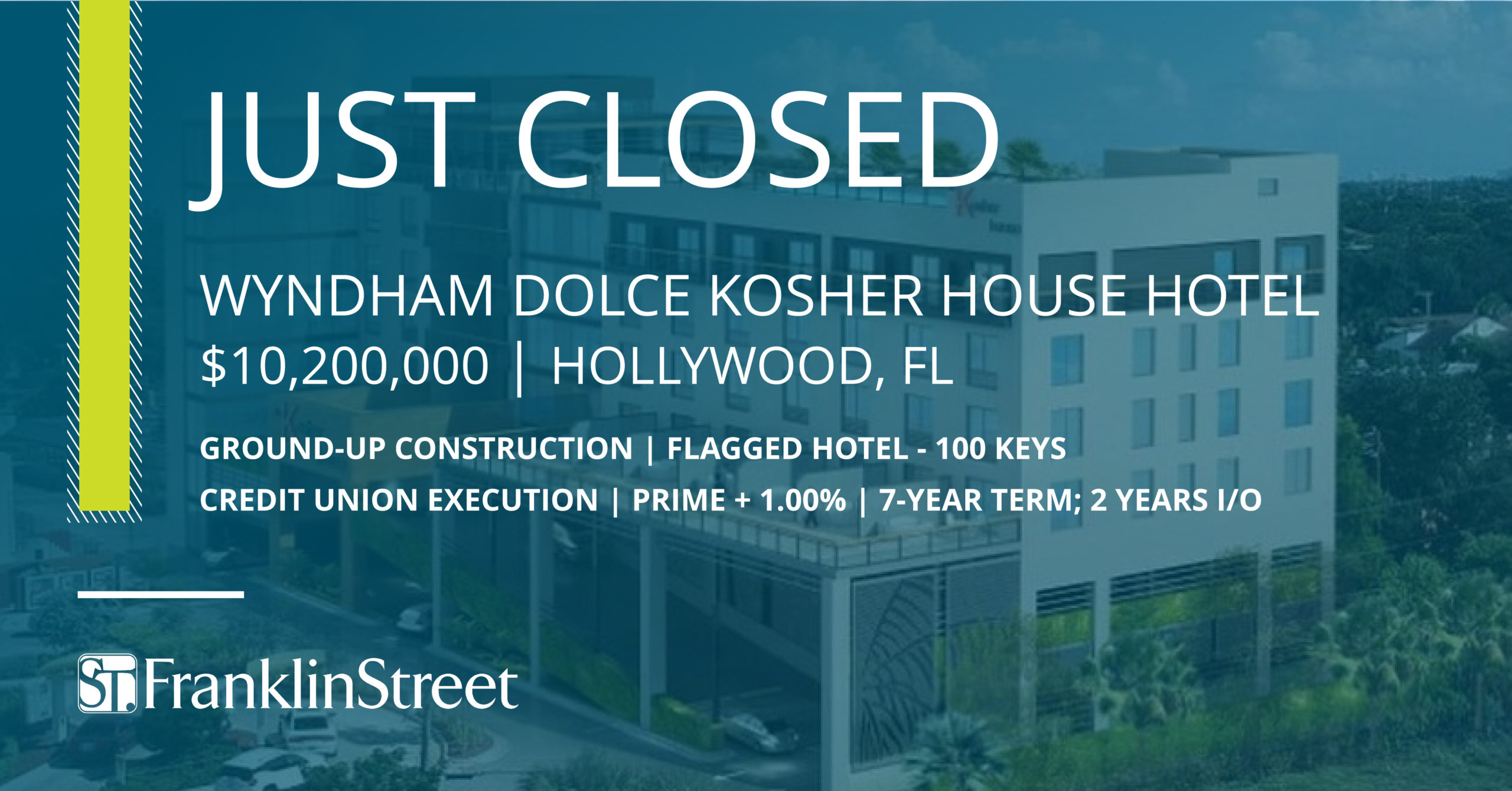 Franklin Street Arranges $10.2M Construction Financing for Wyndham ...