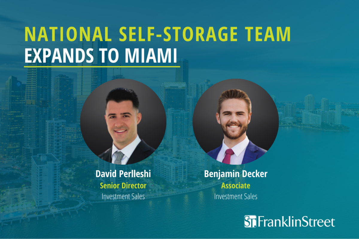 Franklin Street National Self-Storage Team Expands to Miami - Franklin ...
