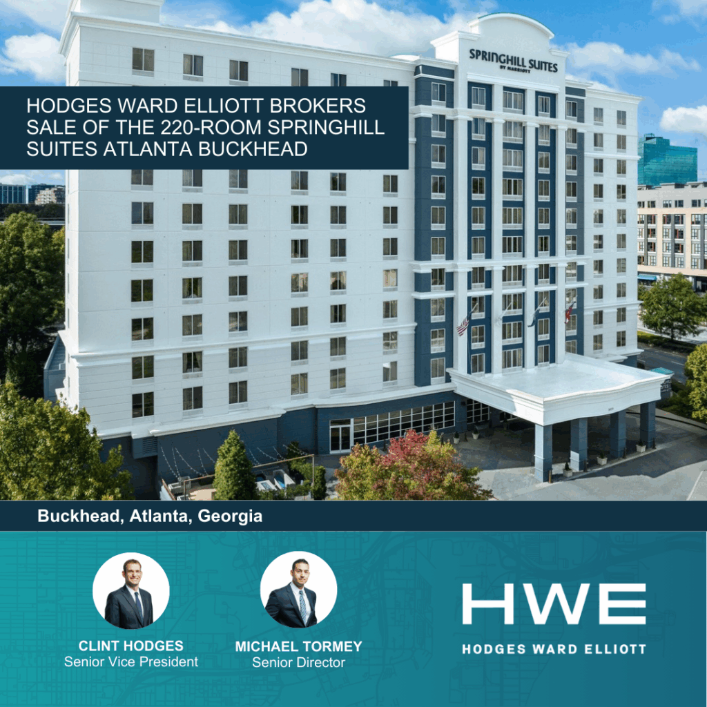 Hodges Ward Elliott brokers sale of the 220-Room SpringHill Suites ...